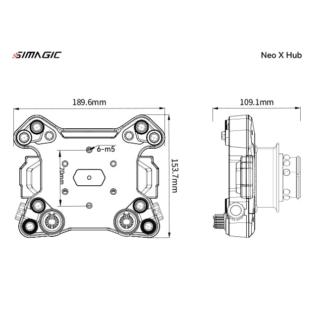 Simagic NEO X Hub – RaceKraft Simulations
