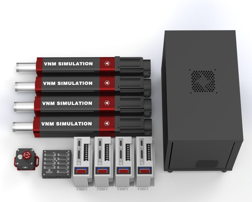 VNM Simulation 3 DOF Motion Kit with 4 Linear Actuators 150mm ...